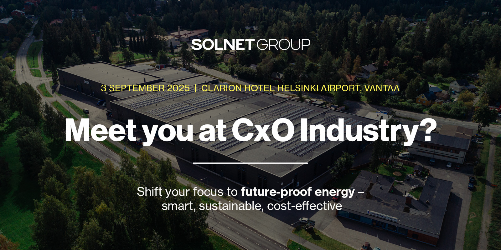 Solnet Group at CxO Industry event on 3.9.2025