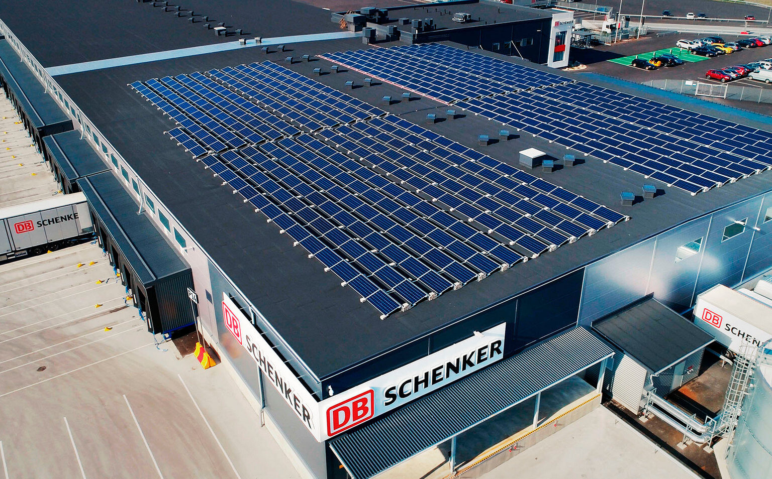 Property-specific solar power supports DB Schenker’s sustainability goals